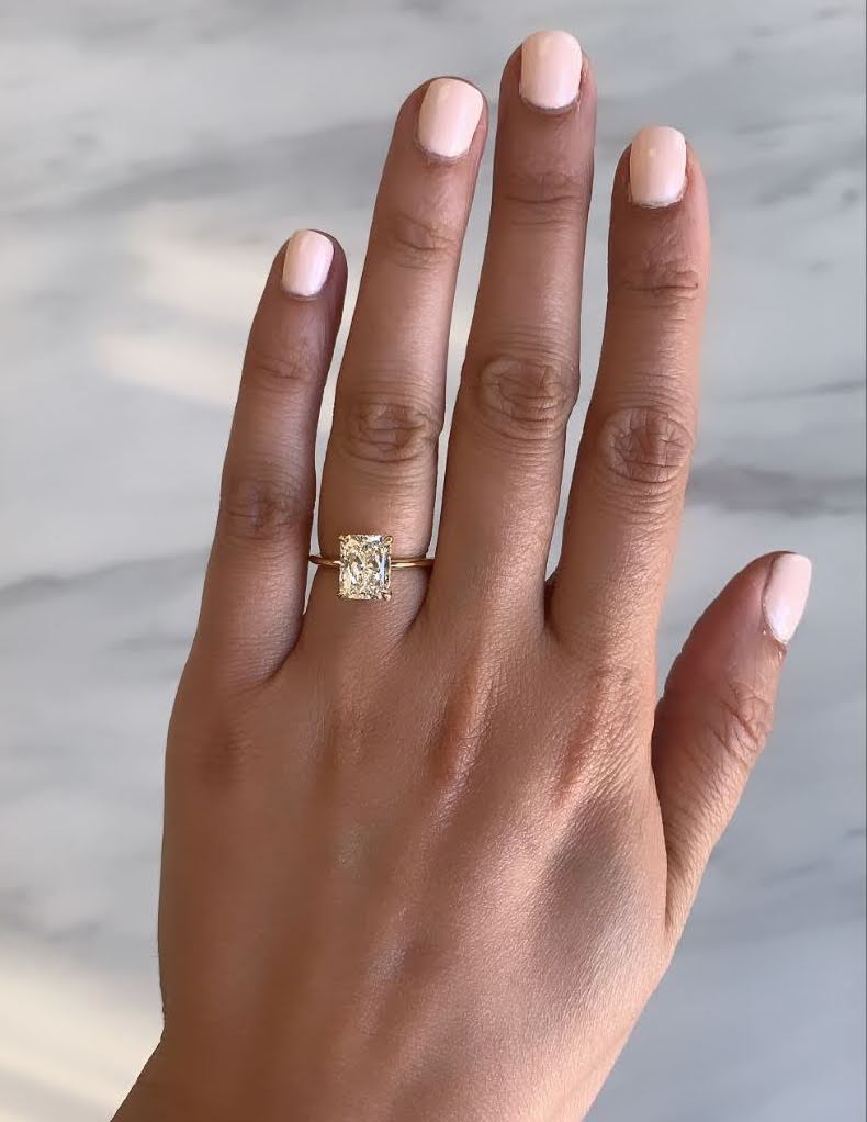 Radiant Diamond Rings By Adiamor Are Regal - Adiamor Blog