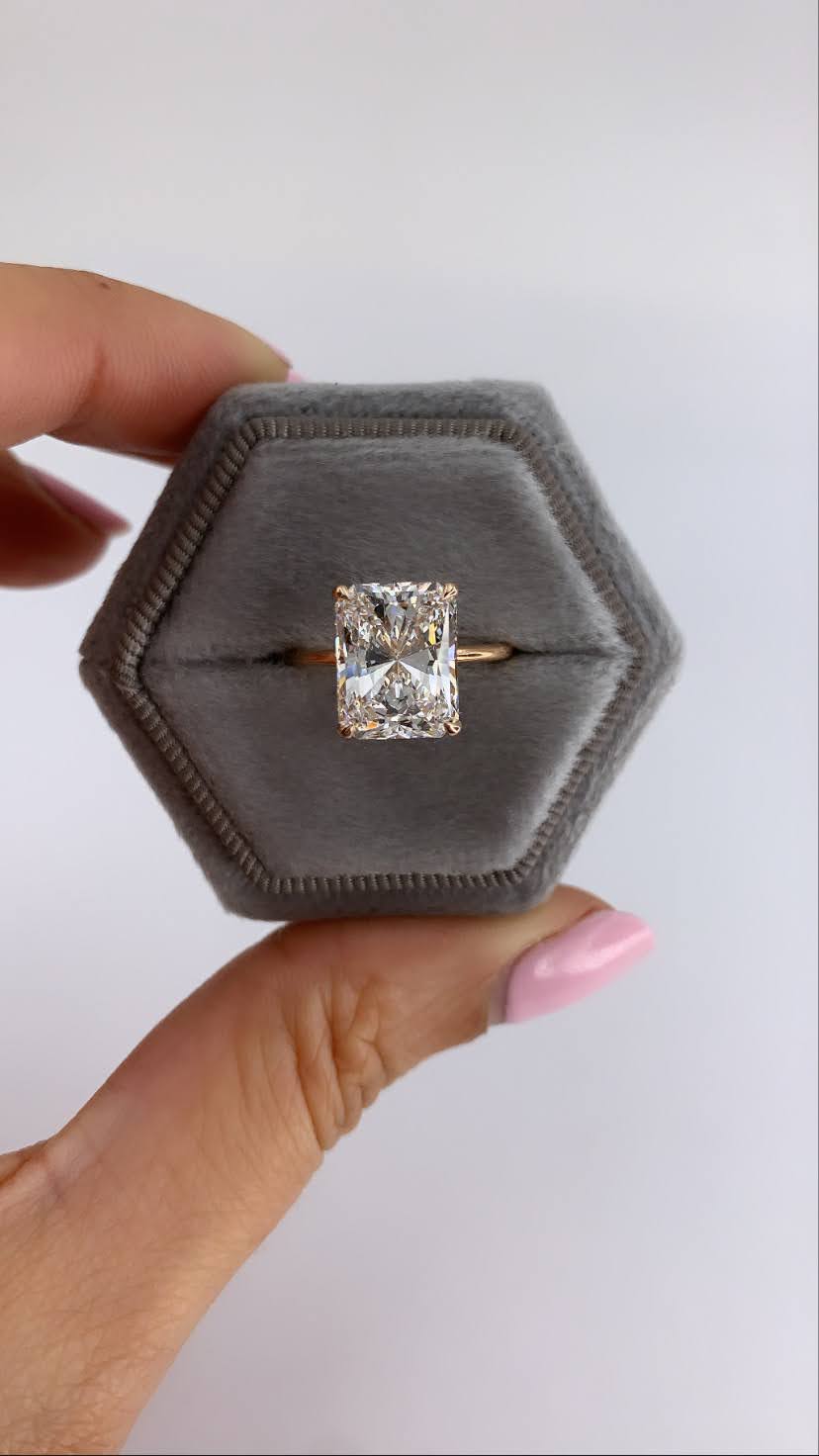 Radiant Diamond Rings By Adiamor Are Regal - Adiamor Blog