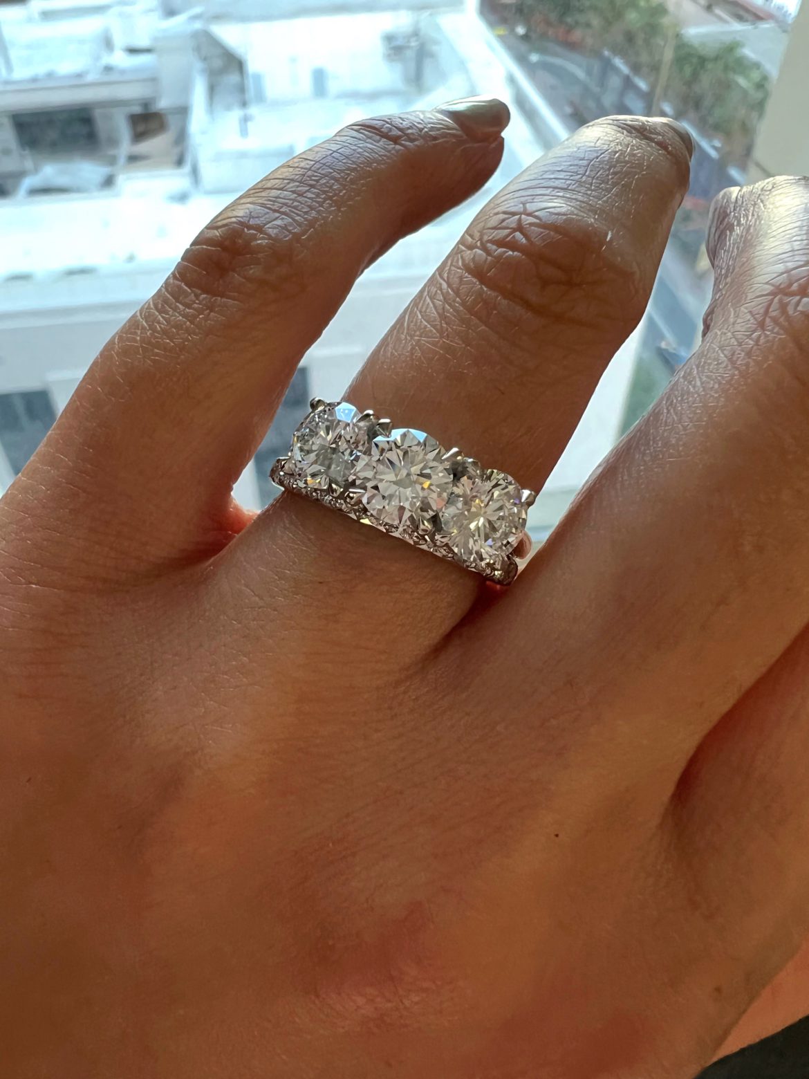 Three Stone Rings From Adiamor Are Custom - Adiamor Blog