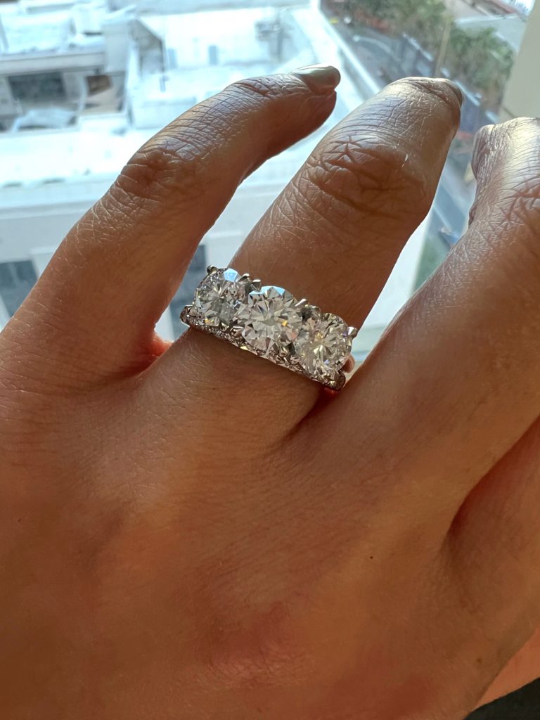 Three Stone Rings From Adiamor Are Custom - Adiamor Blog