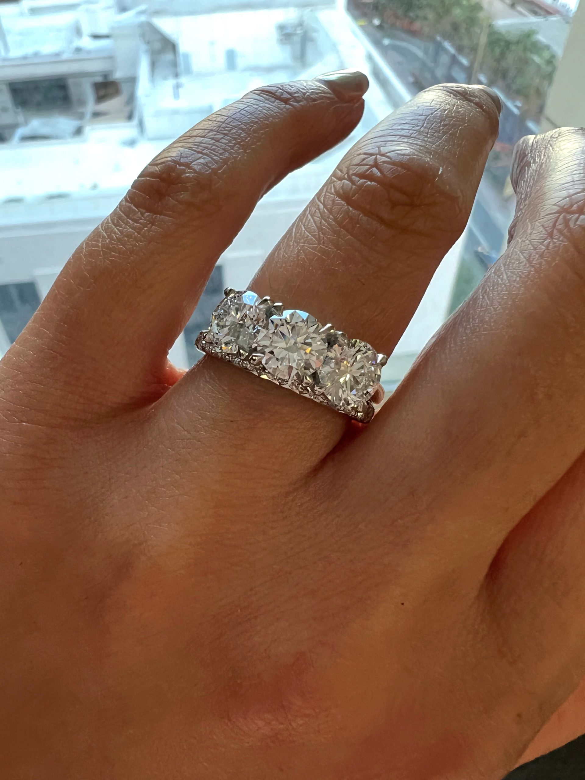 Three Stone Rings From Adiamor Are Custom - Adiamor Blog