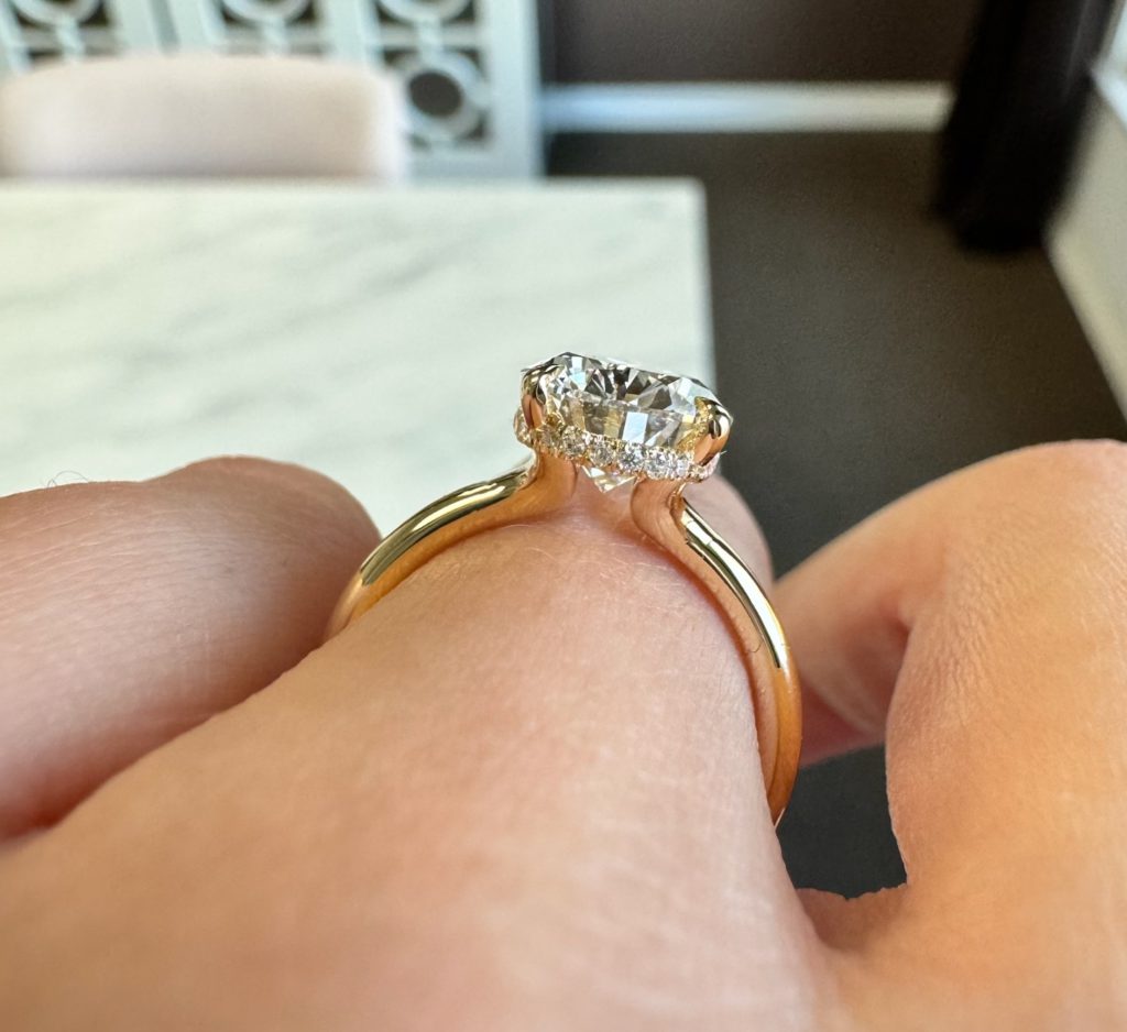 Elevate Your Engagement: The Allure of the Open Bridge Solitaire Ring ...